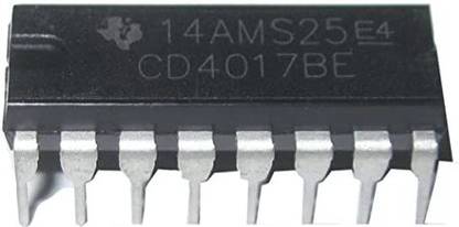 TechInfo 4017 / CD4017BE CMOS DECADE COUNTER DIVIDER IC DIP16 (PACK OF ...