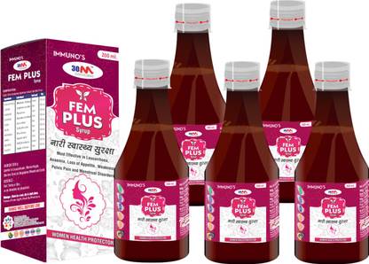 30M Ayurvedic White Discharge Medicine Tonic Syrup for Women Health ...