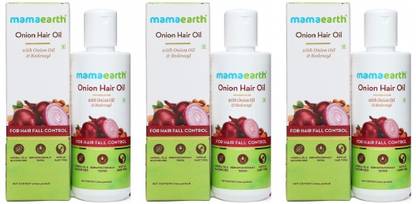 mamaEarth Onion Hair Oil for Hair Regrowth & Hair Fall Control Hair Oil - Price in India, Buy ...