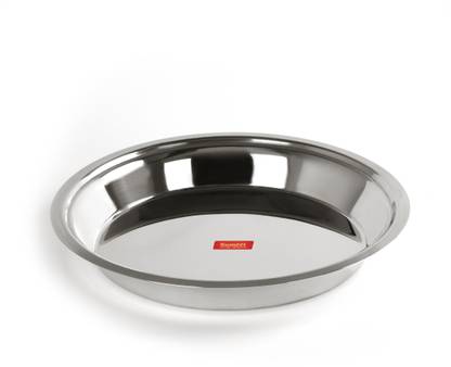 Sumeet Heavy Stainless Steel Parat (2.1Ltr, 31.5Cm), Silver Paraat ...