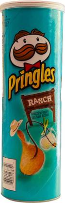 Pringles Ranch Flavored Potato Chips Imported 165g Chips Price in India ...