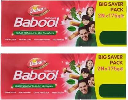 Dabur babool toothpaste 2*(2*175g) Toothpaste - Buy Baby Care Products ...
