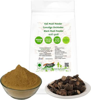 Nutrixia food Kali Musli Powder Curculigo Orchiodes Black Musli Powder ...