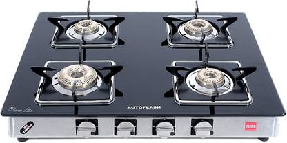 AUTO FLASH Stainless Steel Automatic Gas Stove Price in India - Buy ...