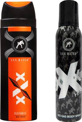 XXX Rated Intimate Deo & Hard No Gas Perfume Body Spray - For Men ...