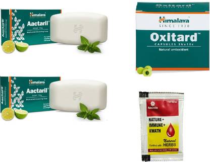 HIMALAYA A Combo of natural & herbal Product Aactaril Soap (Medicated ...