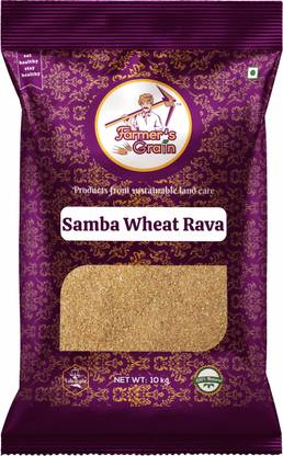 Farmers Grain Premium Samba Wheat Rava (10 kg) Price in India - Buy ...