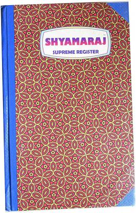 Shyamaraj Single Line Long Register 1-Part Record Keeping book Price in ...