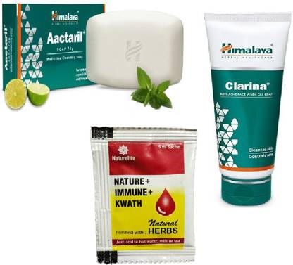 HIMALAYA A Combo natural & herbal Product Aactaril Soap (Medicated ...