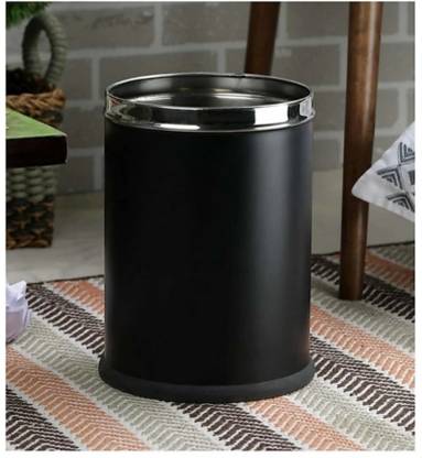 MDNSHO (Pack of 1) Stainless steel dustbin Stainless Steel Dustbin ...