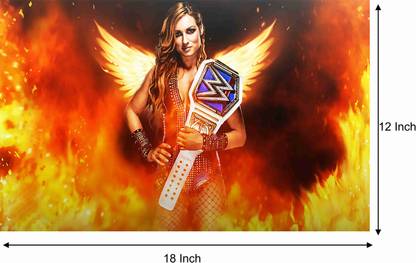 WWE Wrestling Wall Poster For Room With Gloss Lamination M110 Paper ...