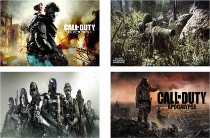 Call of Duty Combo Poster Set of 4 Posters With Gloss Lamination M9 ...