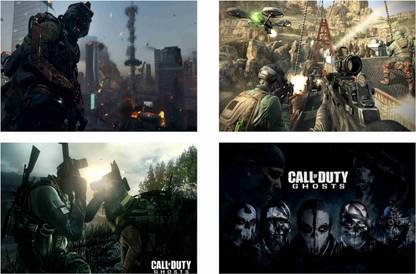 Call of Duty Combo Poster Set of 4 Posters With Gloss Lamination M13 ...