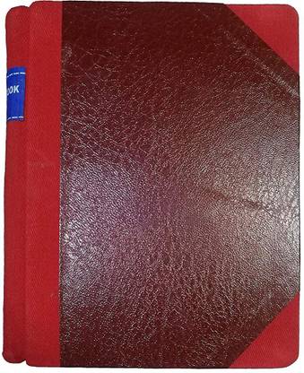 LRS Cash Book Small Size - Copy Size -Hard Bound - Rexine Cover - 21x17 ...