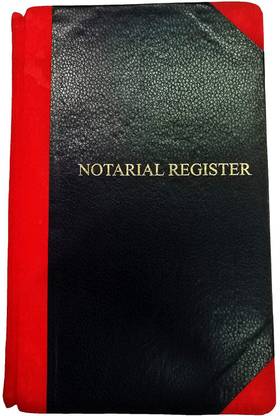 LRS Notarial Record Register - 100 Pages - Notary Register 1-Part ...