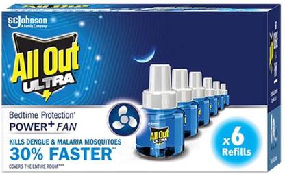 All Out Ultra refill pack of 6 (6 refills pack, 45ml each) - Buy Baby ...