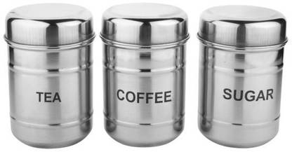 ARV MEGAHOUSE - 800 ml Steel Tea Coffee & Sugar Container Price in ...