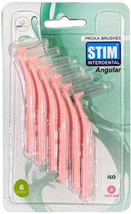 STIM Proxa L Angular Interdental Brush Iso-0 (Pack Of 3) Soft ...