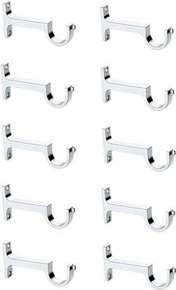 Siyara Silver Rod Rail Bracket Metal Price in India - Buy Siyara Silver ...
