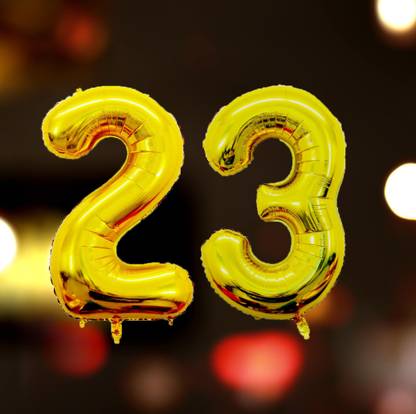 Flipkart.com | Style Secrets Solid Number-23 Foil Balloon Letter ...