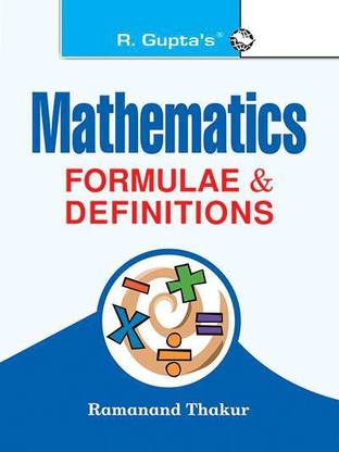 Mathematics Formulae & Definitions - (Pocket Book) 22 Edition: Buy ...