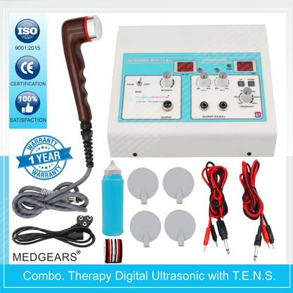 Physiogears Physiotherapy Machine 2 In 1 US Tens Combo Ultrasonic ...
