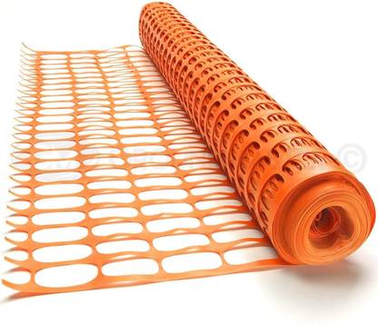 DARIT Orange Plastic Mesh Barrier Net ” Fencing NET” Durable Plastic ...