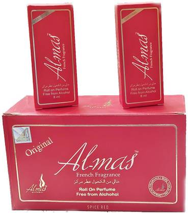 Almas Highly Concentrated Roll-On PACK OF 12 Floral Attar Price in ...