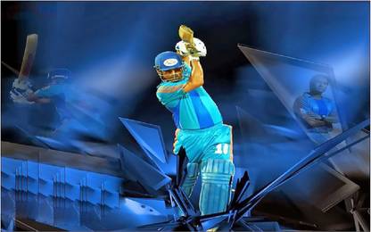 IPL Cricket Flex Poster for Room B46 Paper Print - Abstract, Decorative ...