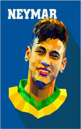 Neymar Flex Poster for Room B4 Paper Print - Abstract, Decorative ...