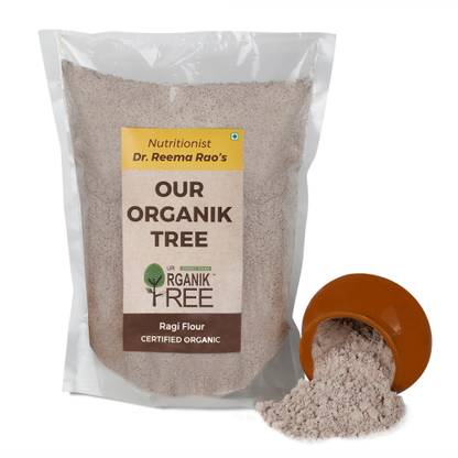 Our Organik Tree Certified Organic Ragi Atta | Nachni | Finger Millet ...