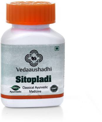 Vedaaushadhi Sitopladi Tablet for Common Cough, Cold & Respiratory ...
