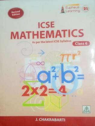 Icse Mathematics Class 6: Buy Icse Mathematics Class 6 by j.chakrabarti ...