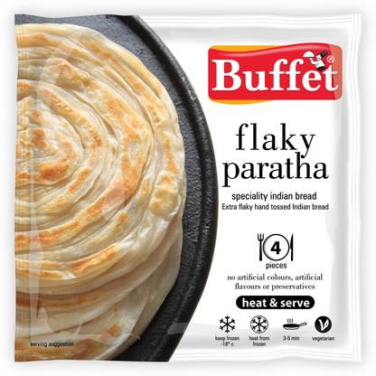 Buffet Frozen Flaky Paratha 400 g Price in India - Buy Buffet Frozen ...