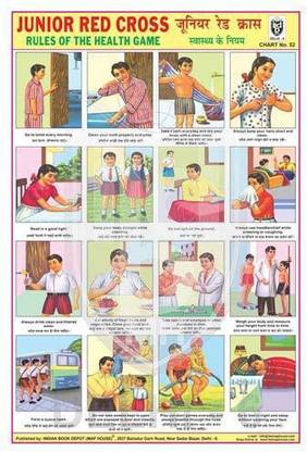 JUNIOR RED CROSS CHART [Wall Chart] INDIAN BOOK DEPOT (MAP HOUSE) Paper ...