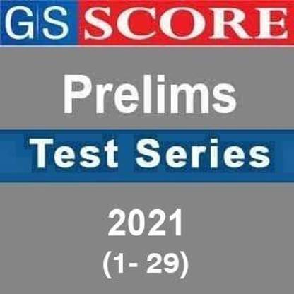 GS SCORE Prelims Test Series 2021 GS: Buy GS SCORE Prelims Test Series ...