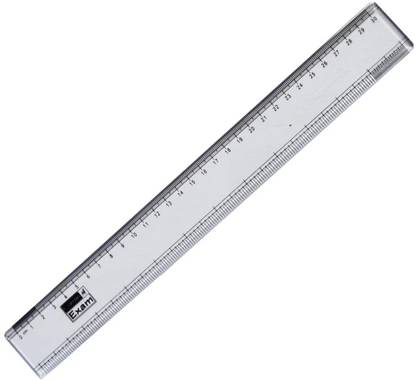 Flipkart.com | Kokuyo Camlin Exam Scale Broad 30cm Ruler - Plastic