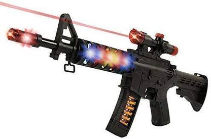 BXW1974 Light And Sound Musical Machine Gun Toy With Vibration And ...