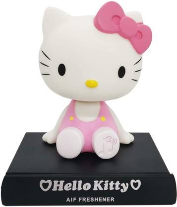 Relicon Hello Kitty Cat Bobble Head with Mobile Holder (Design-1) Pink ...