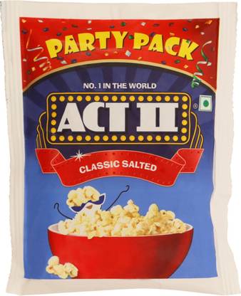 ACT II Instant Party Pack Classic Salted Popcorn Price in India - Buy ...