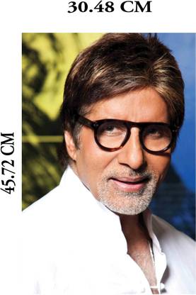 Bollywood Actor Amitabh Bachchan Poster|Decorative Wall Poster|Interior ...