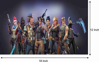 Fortnite Game Wall Poster For Room With Gloss Lamination M9 Paper Print ...