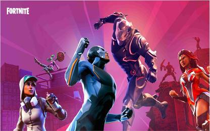 Fortnite Game Wall Poster For Room With Gloss Lamination M32 Paper ...