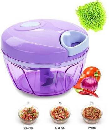 Velish New Mini Handy Quick Chopper, Green Vegetable & Fruit Dry Fruit Chopper/Dori Chopper/Pull ...