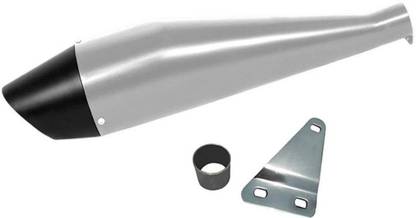 WORDZ Dolphin Glasswool Exhaust silencer Royal Enfield Classic Chrome ...