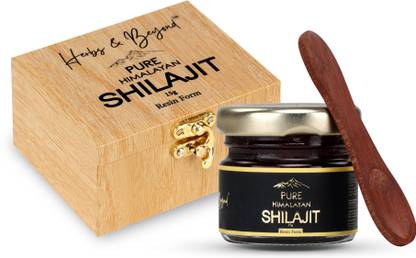Herbs & Beyond Pure Himalayan Shilajit ( Shilajeet) Resin with Sheesham ...