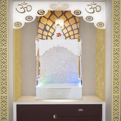 Dezineinnovation Stylish and Modern Acrylic Temple/Home Temple/Pooja ...