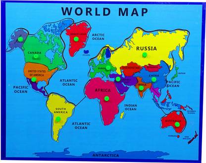World Map For Kids With Countries