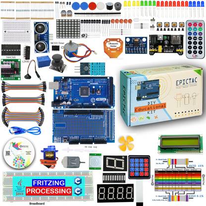 EPICTAC IOT Learning Ultimate Starter Kit for Arduino Mega2560, DHT11 ...