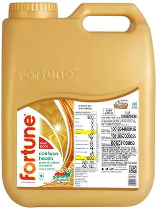 Fortune Rice Bran Oil 15 Ltr Rice Bran Oil Plastic Bottle Price in ...
